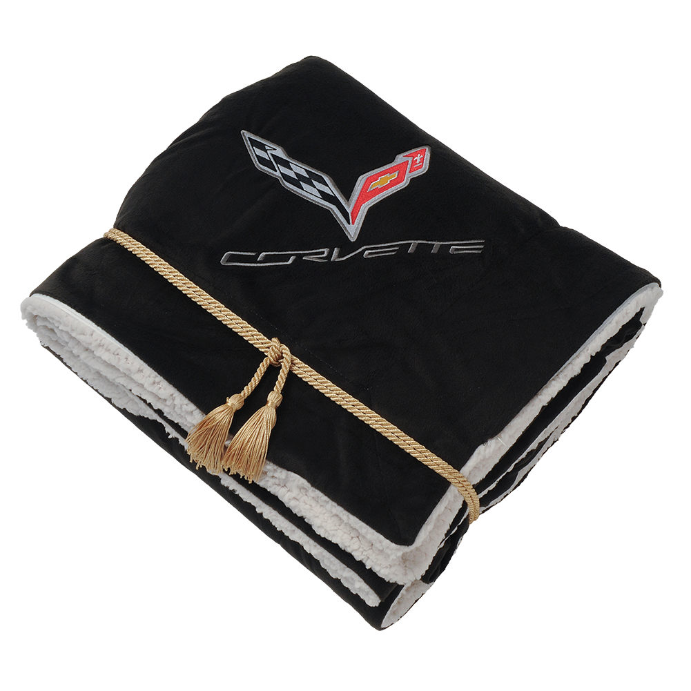 Corvette Blanket - Lamb's Wool Throw : C7 – WestCoastCorvette.com