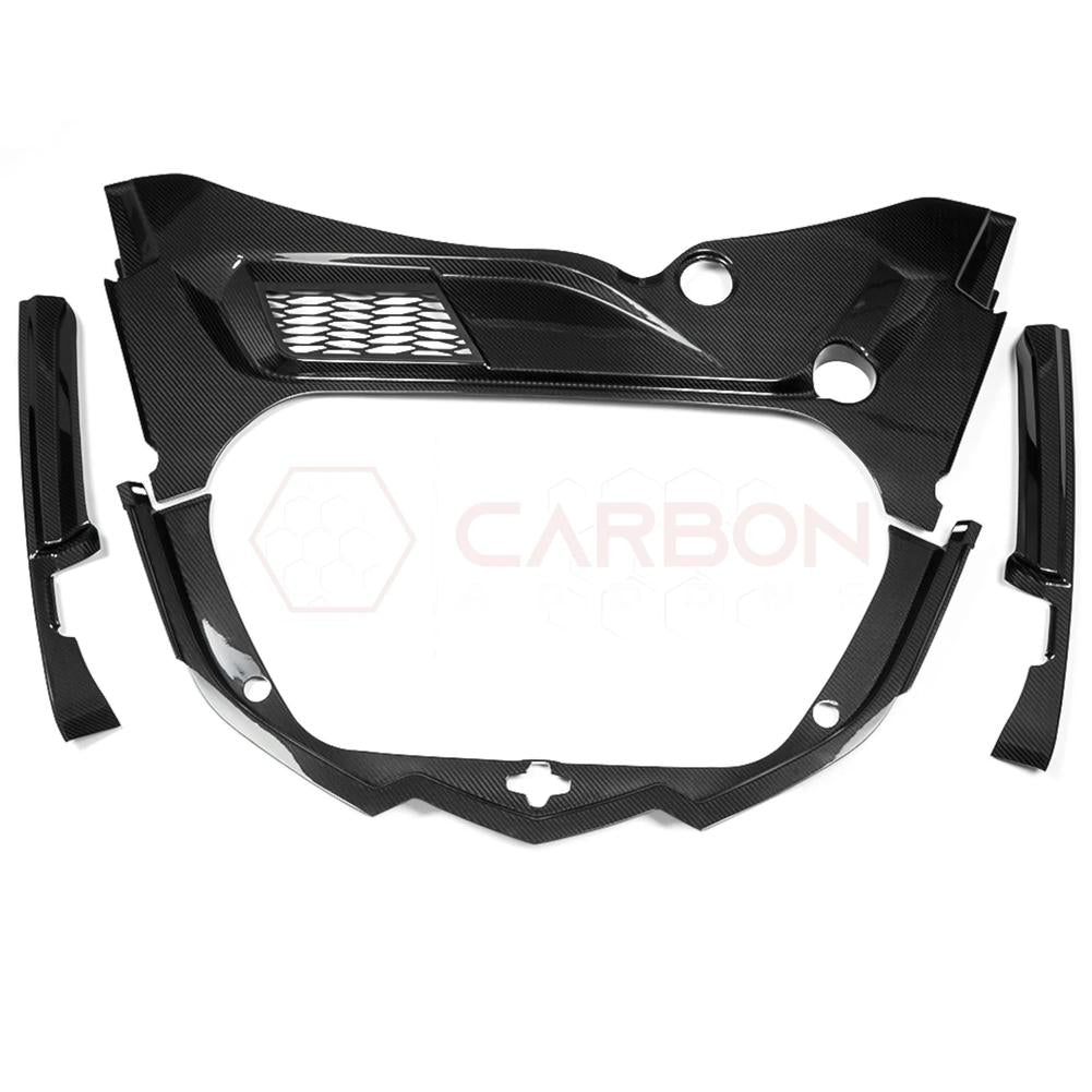 C8 Corvette Carbon Fiber Front Trunk Frunk Replacement Trim Panels ...